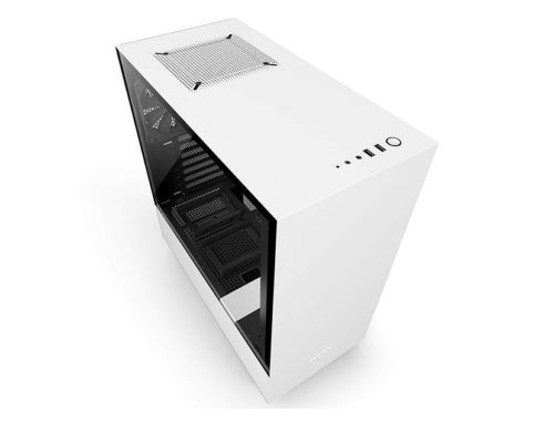 CASE NZXT H500, NEGRO C/ BLANCO, PANEL VIDRIO
