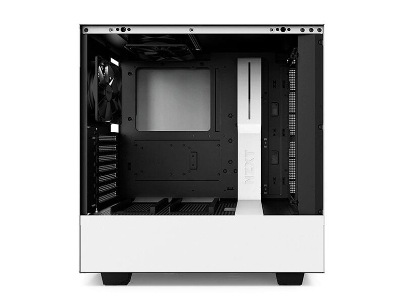 CASE NZXT H500, NEGRO C/ BLANCO, PANEL VIDRIO